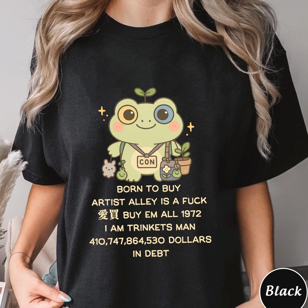 Funny Frog Trinkets Artist Alley Meme Shirt,trending Unisex Tee Shirt ...