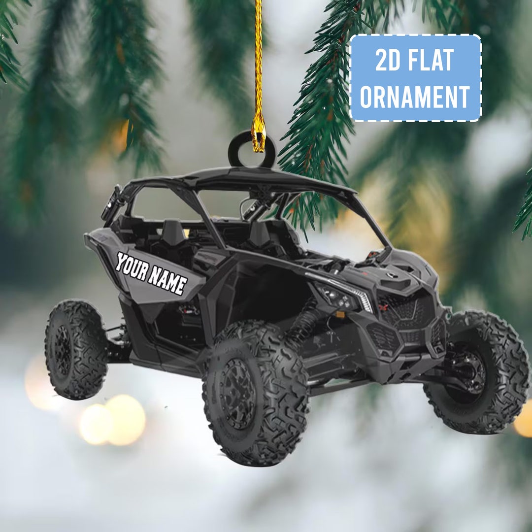 Personalized Name Buggy Ornament, Acrylic 2D Ornament,christmas Gifts ...