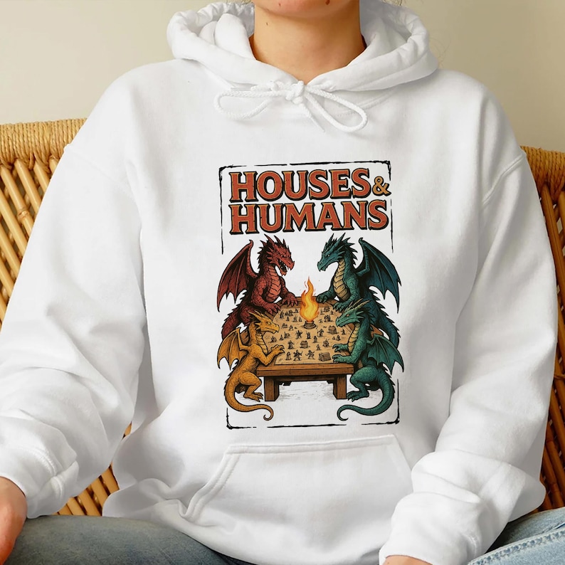 Houses and Humans Dungeons and Dragons Shirt, Trending Unisex Tee Shirt ...
