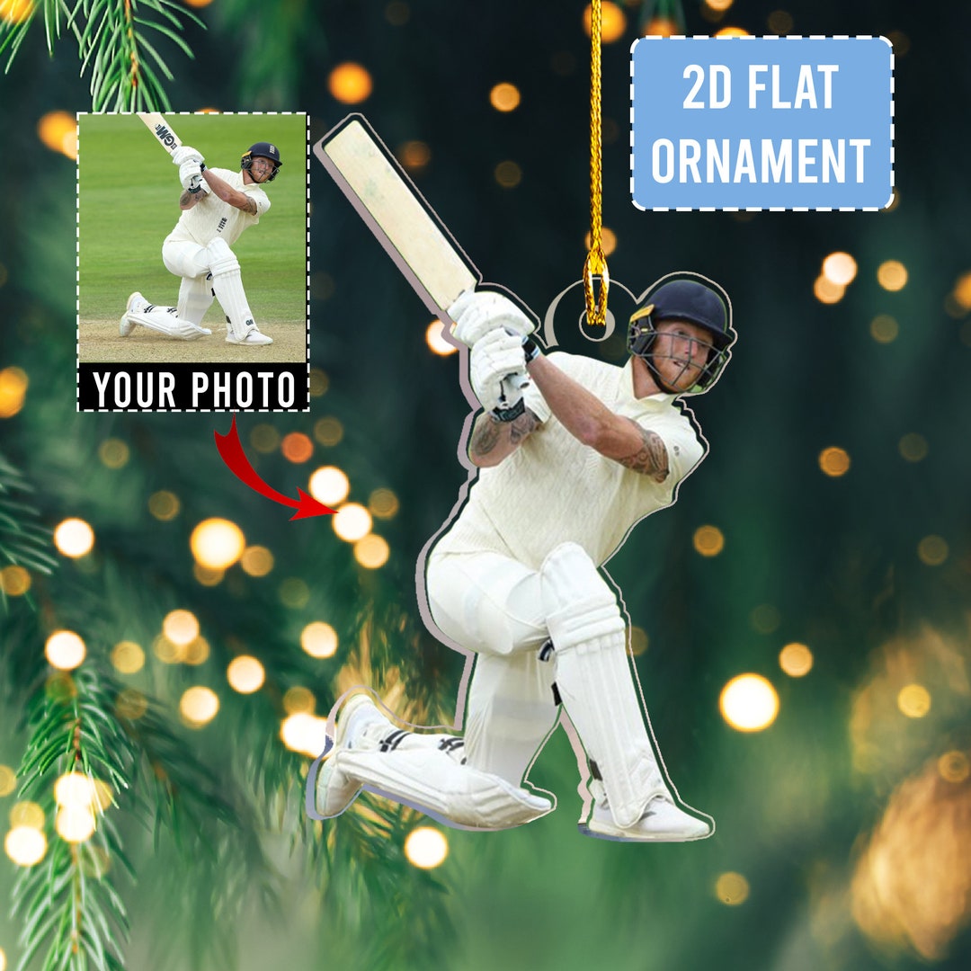 Personalized Cricket Photo Ornament, Acrylic 2D Ornament, Christmas ...