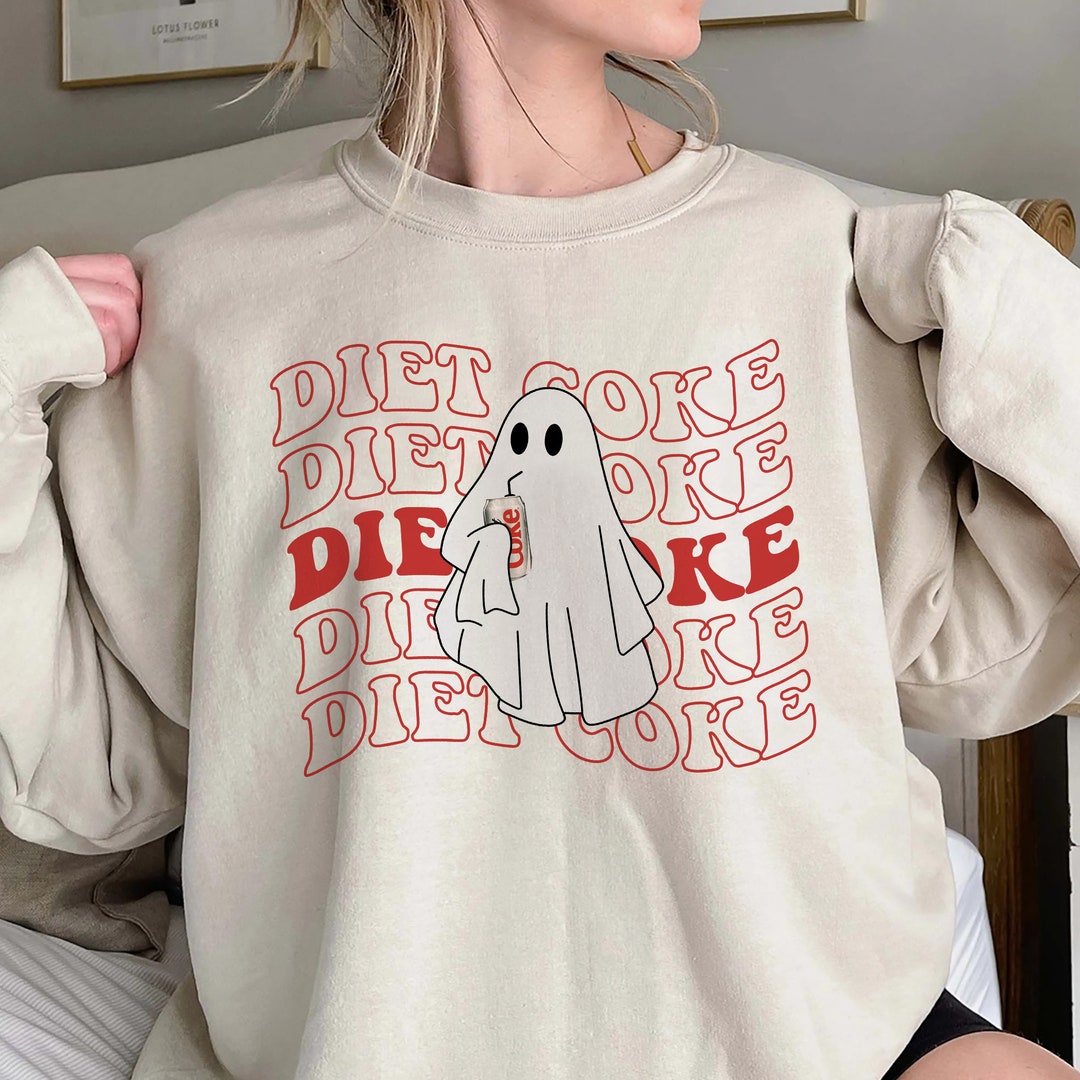 Diet Coke Ghost Sweatshirt, Diet Coke Gifts, Teacher Fuel, Mom ...
