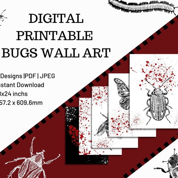 Insect Wall Art - Etsy