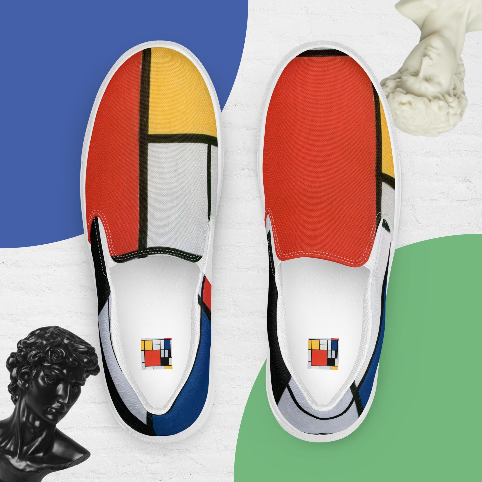 Custom Piet Mondrian Colorful Shoes - Etsy