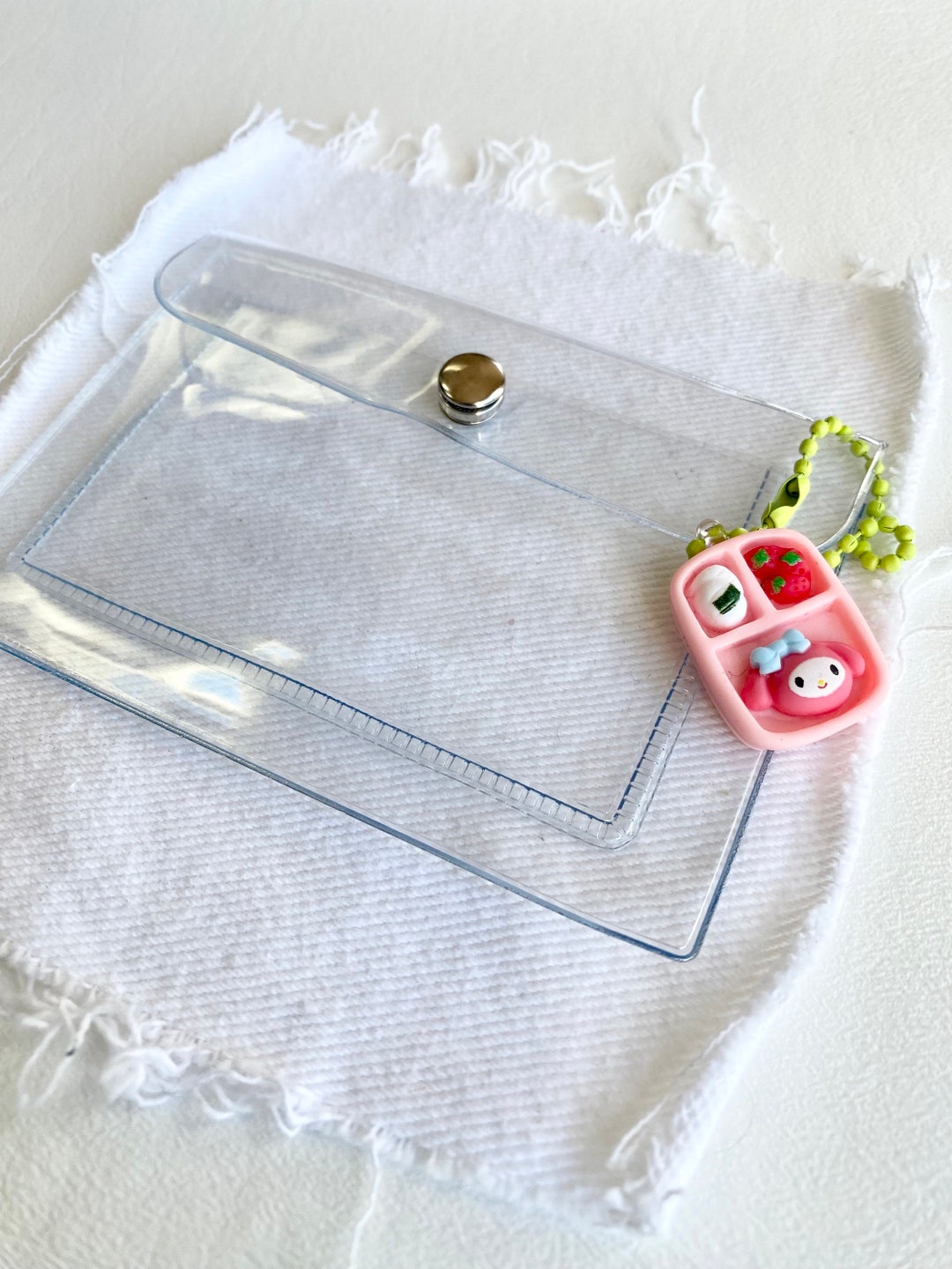 Clear Kawaii Card Holder Wallet : Pink - Etsy