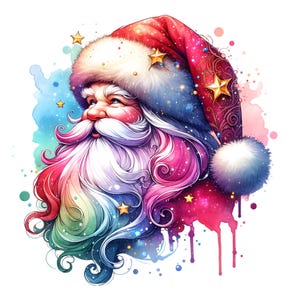 Santa Clipart | Santa Clipart Bundle | 11 High-quality Designs ...