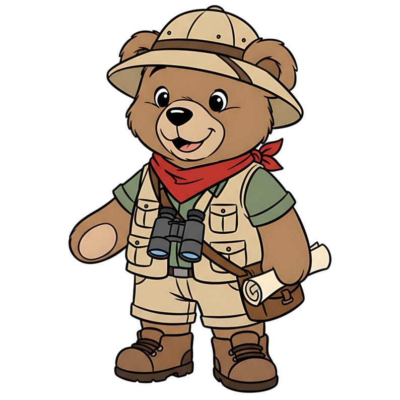 Dress up Bears Clipart Bundle | 12 Occupation Teddy Bear PNG | Kids ...