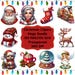 Whimsical Santa Clipart | Santa Designs for Christmas Crafts and Decor ...