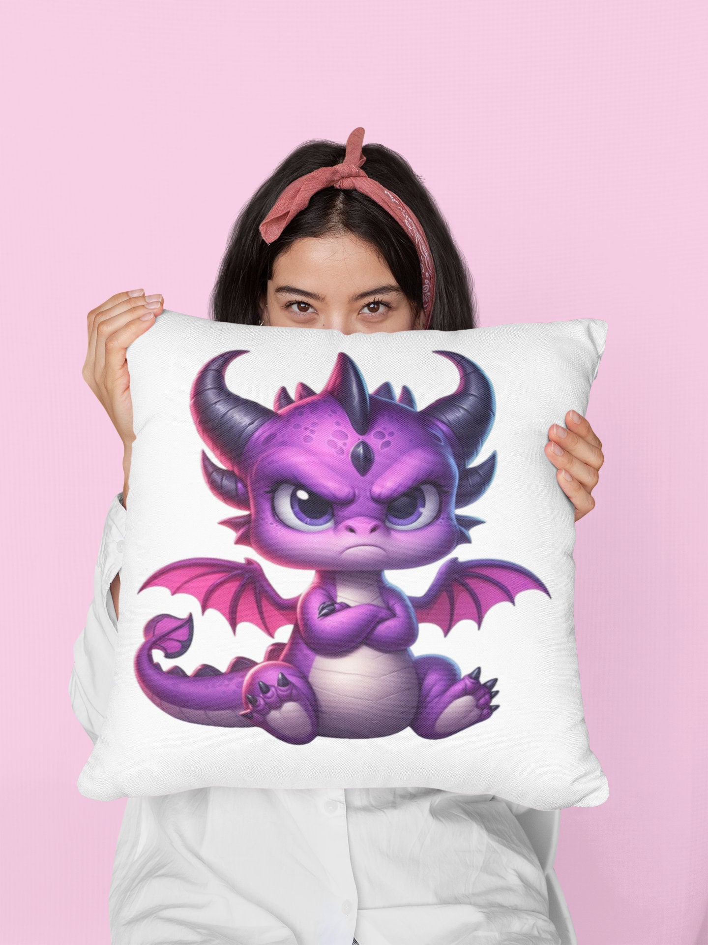 Purple Dragon PNG Clipart | Adorable Baby Dragon | Grumpy Dragon PNG ...