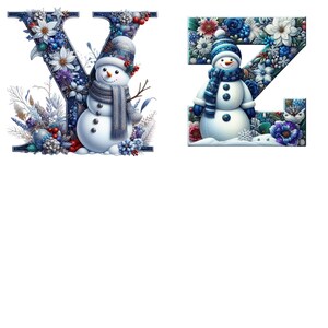 Christmas Alphabet, Snowman Alphabet, Letters Png, Alphabet Png ...
