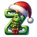 Christmas Alphabet, Christmas Tree Alphabet, Letters Png, Alphabet Png ...