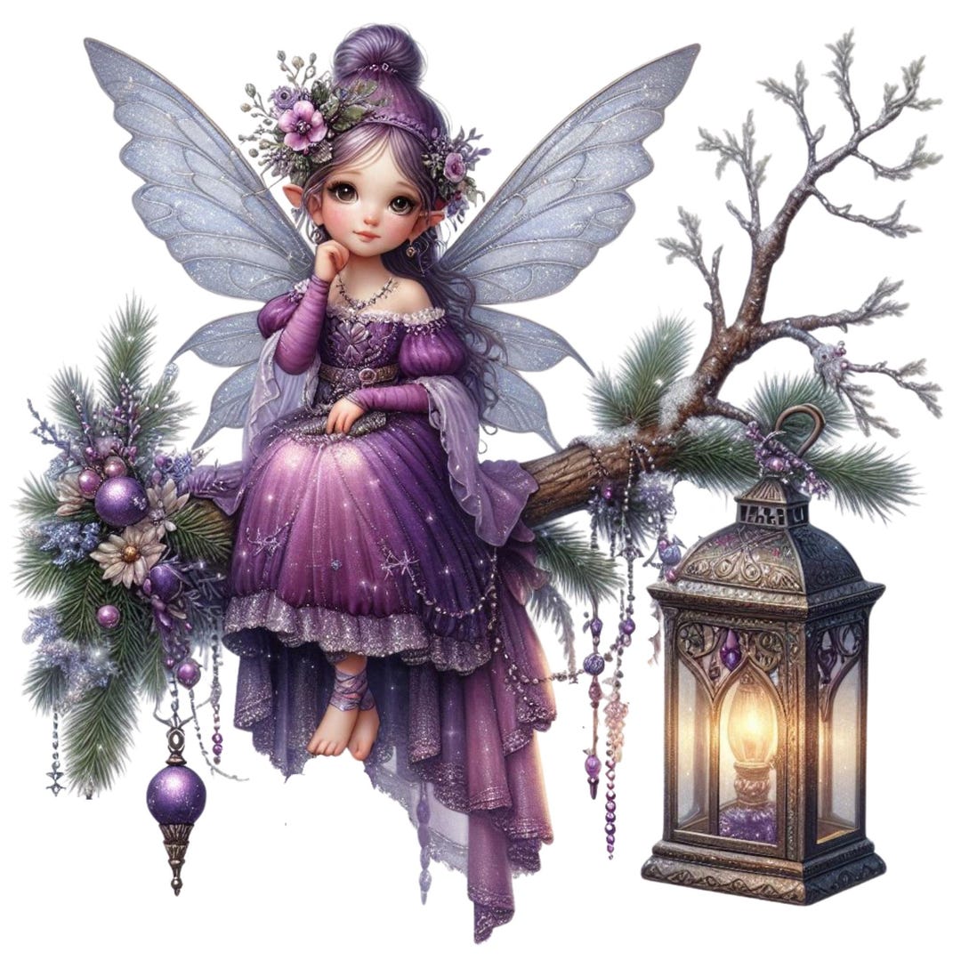 Christmas Fairy Clipart Bundle 21 Christmas Fairies Png Fairy Crafts ...