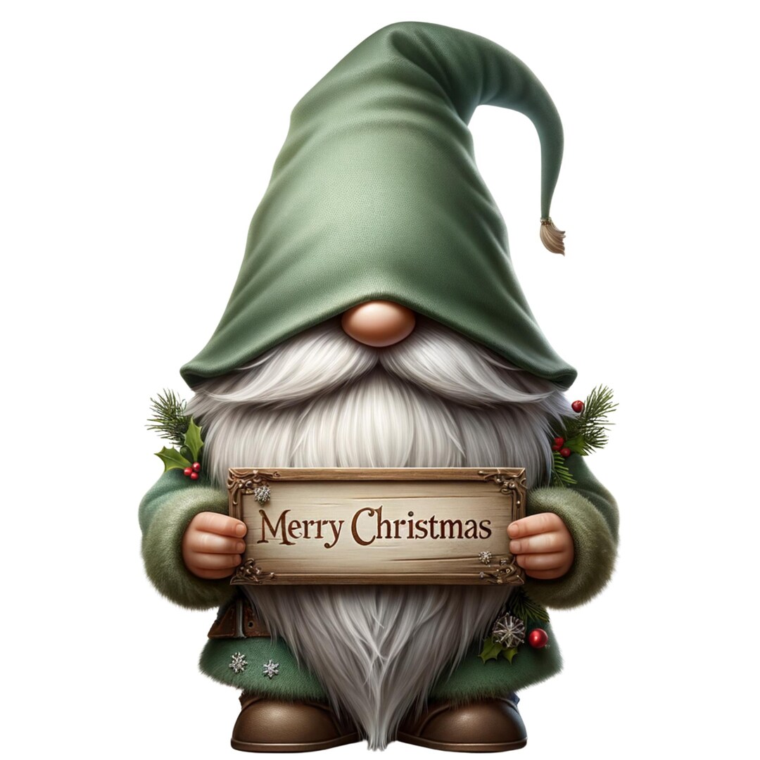 Christmas Gnome Clipart Bundle, 28 Winter Gnome Png Sublimation ...