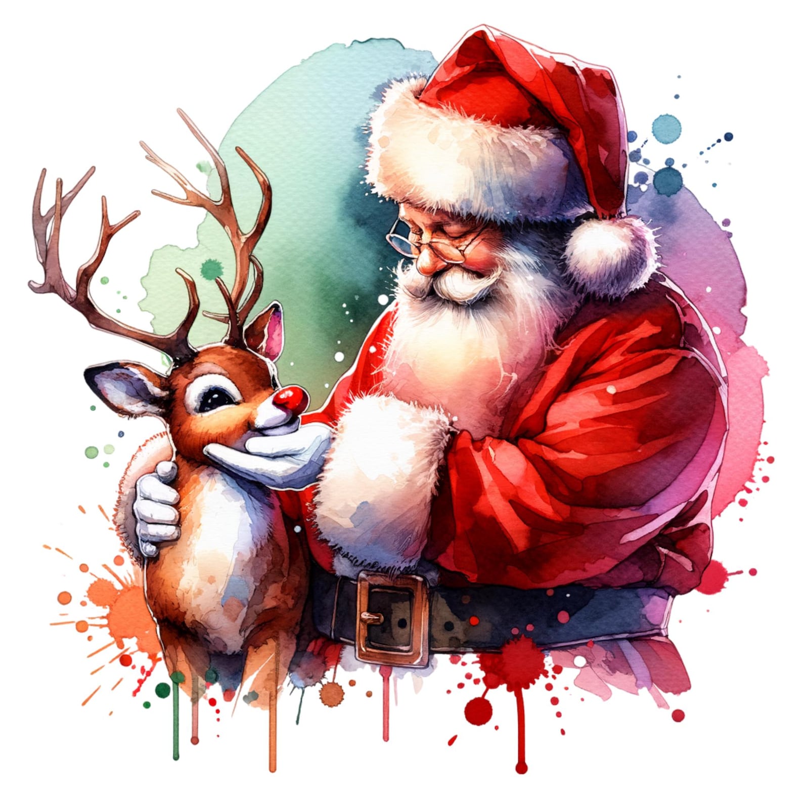 Santa Clipart | Santa Clipart Bundle | 11 High-quality Designs ...