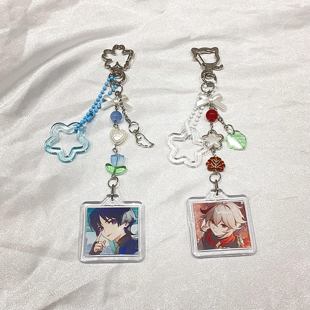 Kazuha & Scara Keychains, Handmade - Etsy