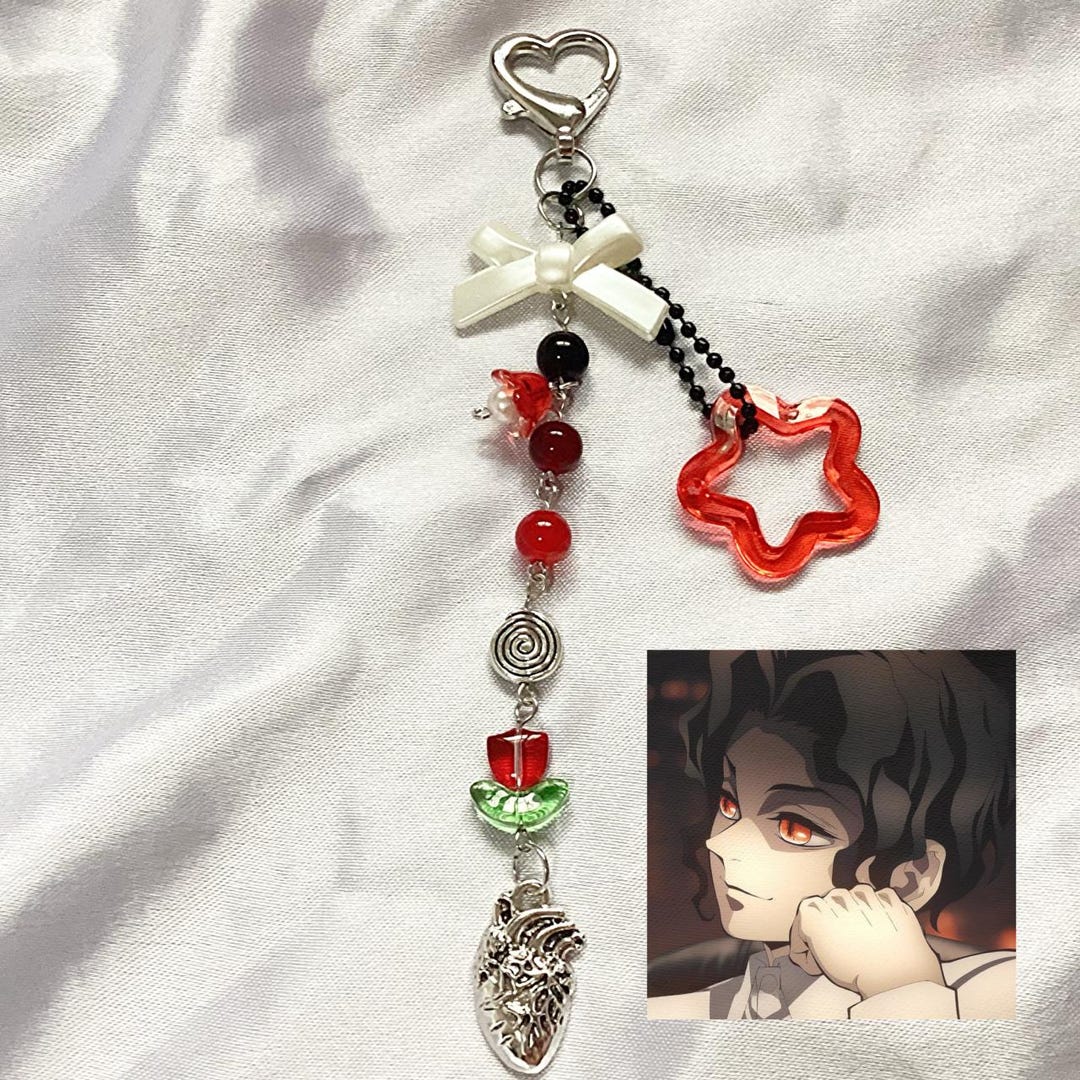 Muzan Kibutsuji Keychain, Handmade - Etsy