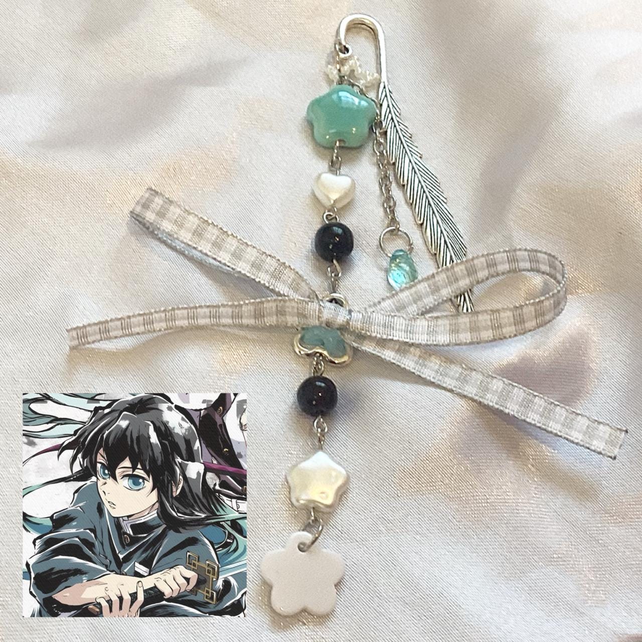 Muichiro Tokito, Handmade Bookmark - Etsy