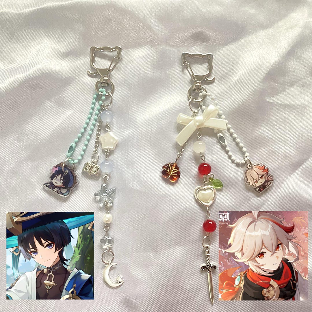 Kazuha & Scara Keychains, Handmade - Etsy