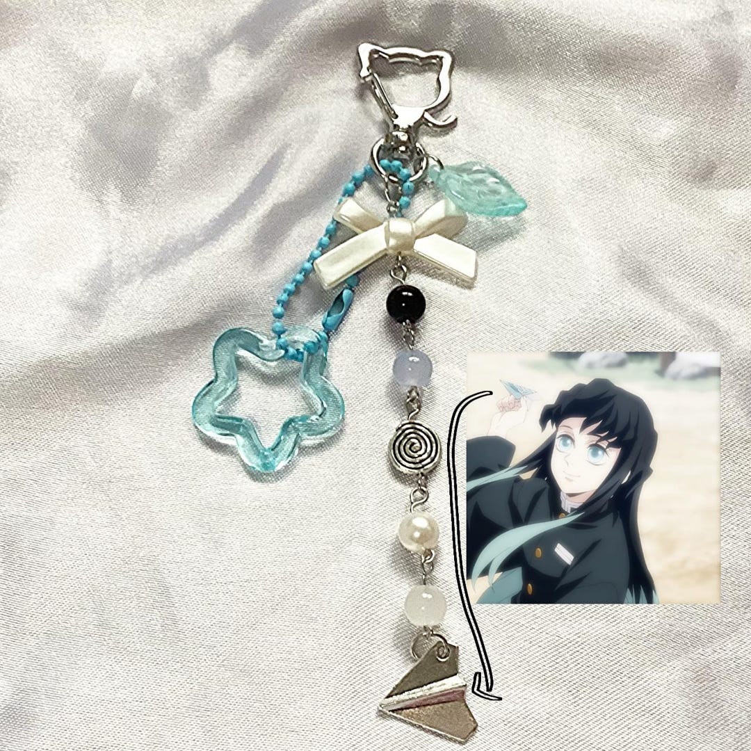 Muichiro Tokito Keychain, Handmade - Etsy