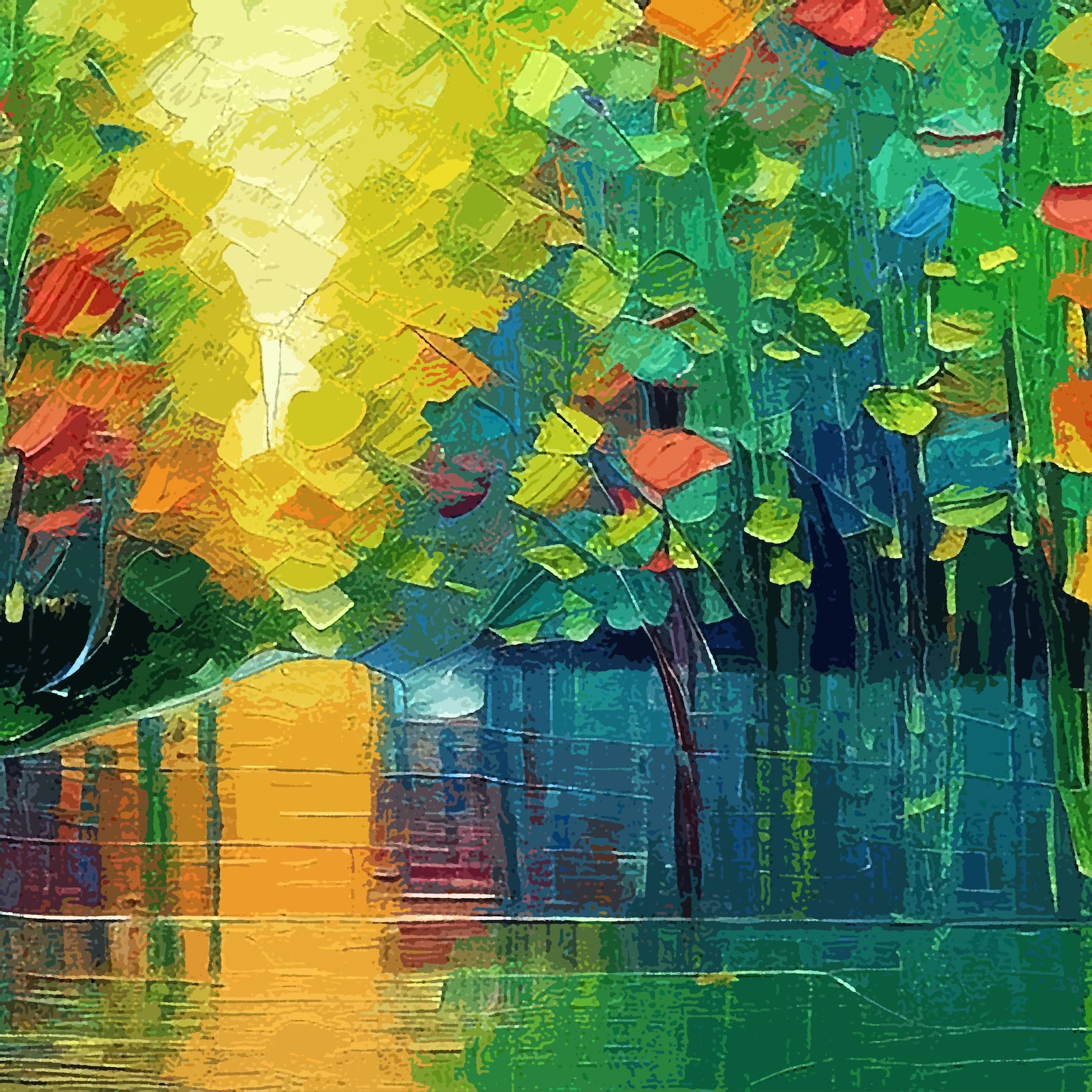 WATER IMAGINED - AI Collaboration, Digital Download, Printable Art ...