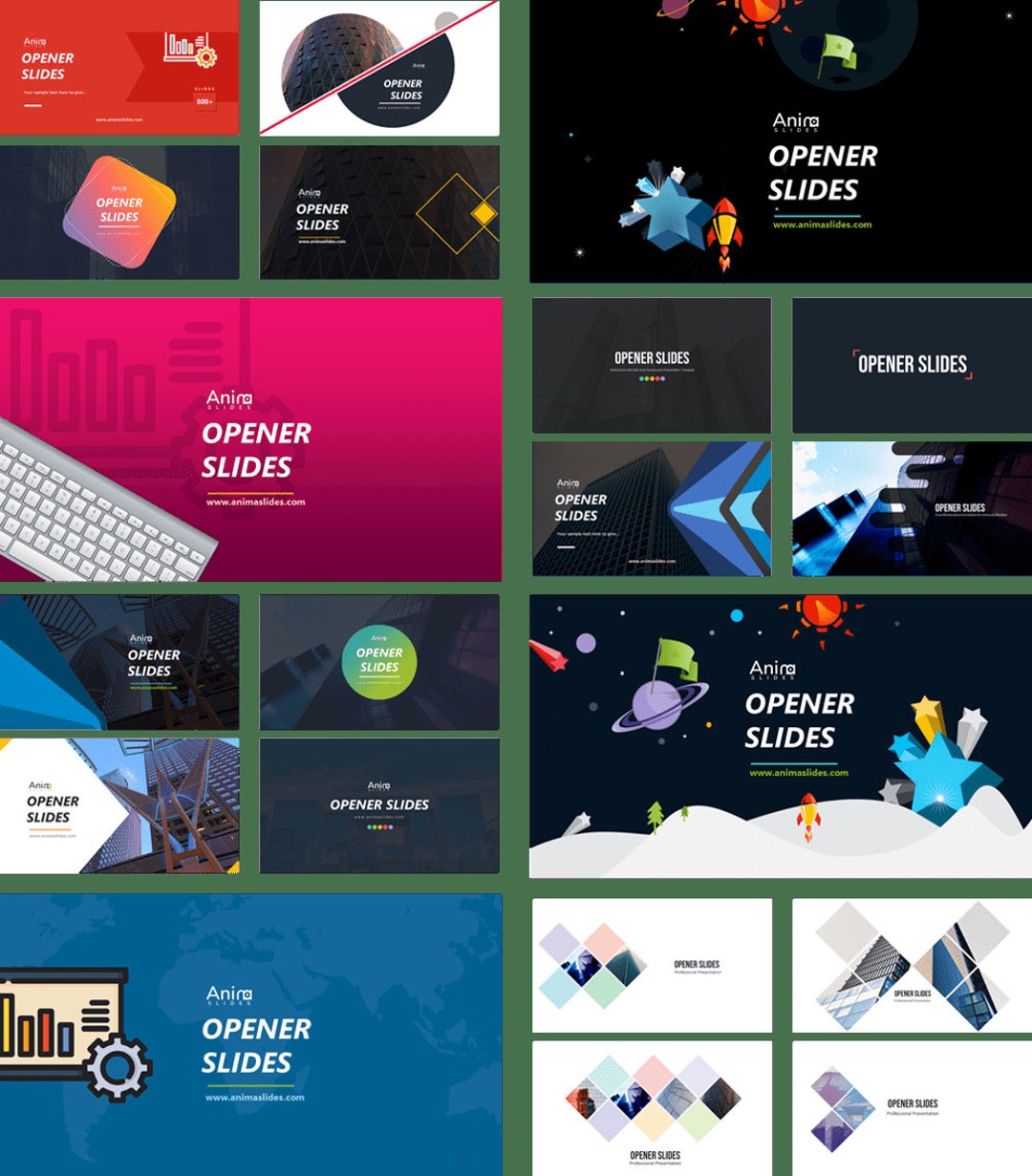 Anima Slides - 20 Premade Opener Presentation Templates - Etsy