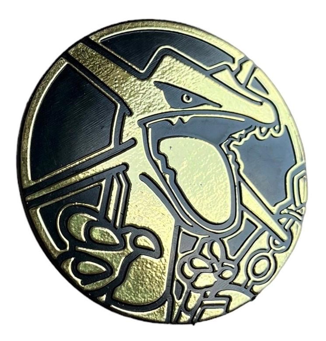 Vintage Pokémon Official Coins Rayquaza Jumbo Gold Coin Token - Etsy