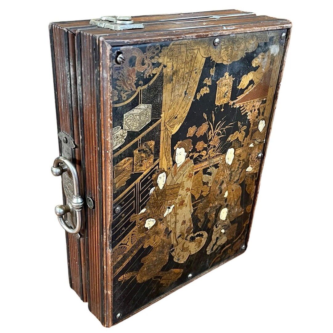 Japanese Early 19th Century Antique Vintage Hand Made Wooden Core Maki ...