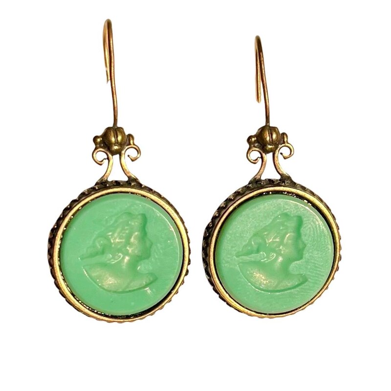 Intaglio Earrings - Etsy