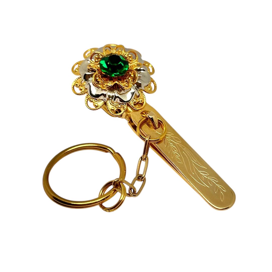 Vintage King's Los Angeles Key Finder Retro Keychain Belt Clip Chain ...