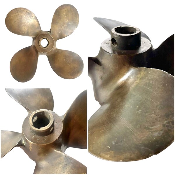 Brass Boat Propeller - Etsy
