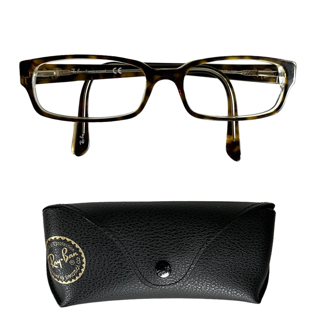 Vintage Ray-ban Eyeglasses Frames RB5087 2192 Brown Tortoise Clear ...