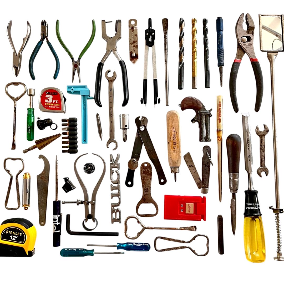 5 Lbs Lot of Vintage / Antique Hand Tools Rigid Olympia Bonnie Sears ...