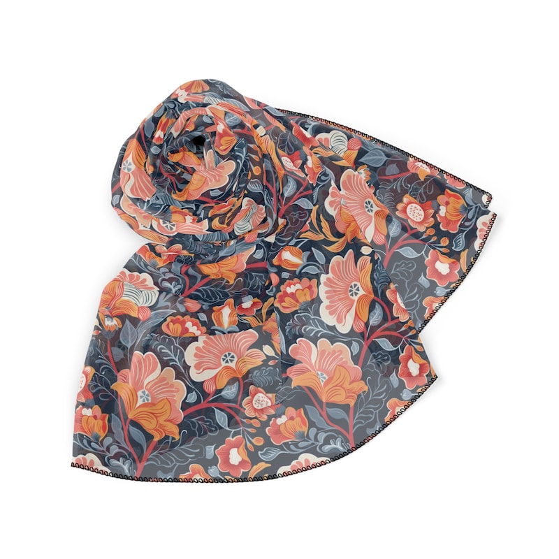 Coral Infinity Scarf - Etsy