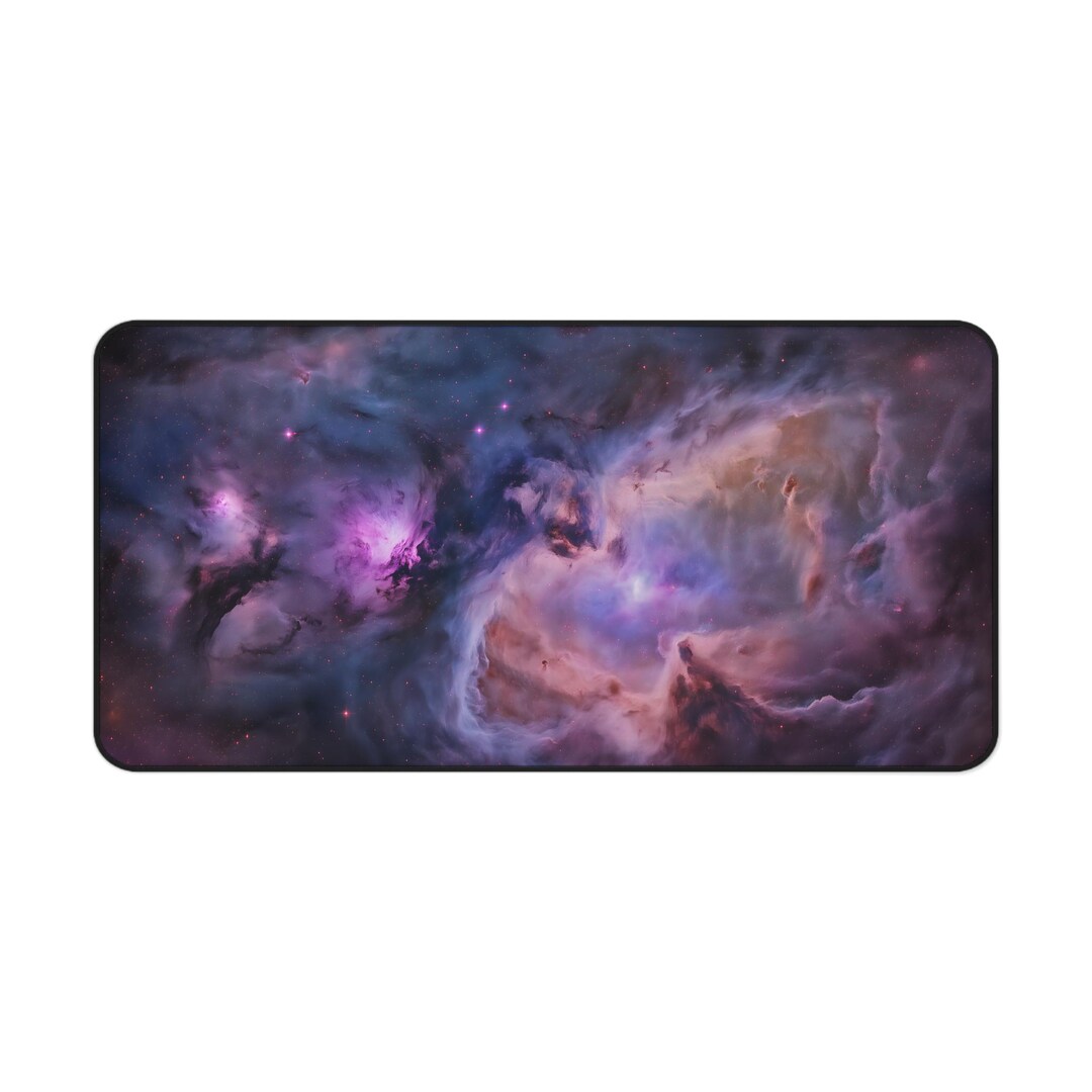 Cosmic Nebula Desk Mat, Vivid Space-themed Office Decor, 31"x15.5" Full ...
