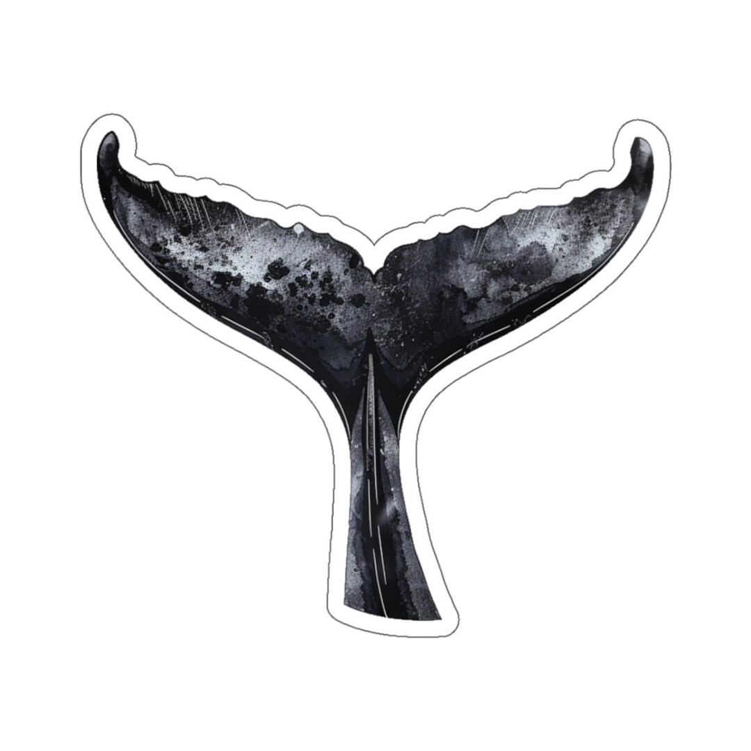 Majestic Whale Tail Sticker, Ocean Life, Marine Animal, Nature Lover ...