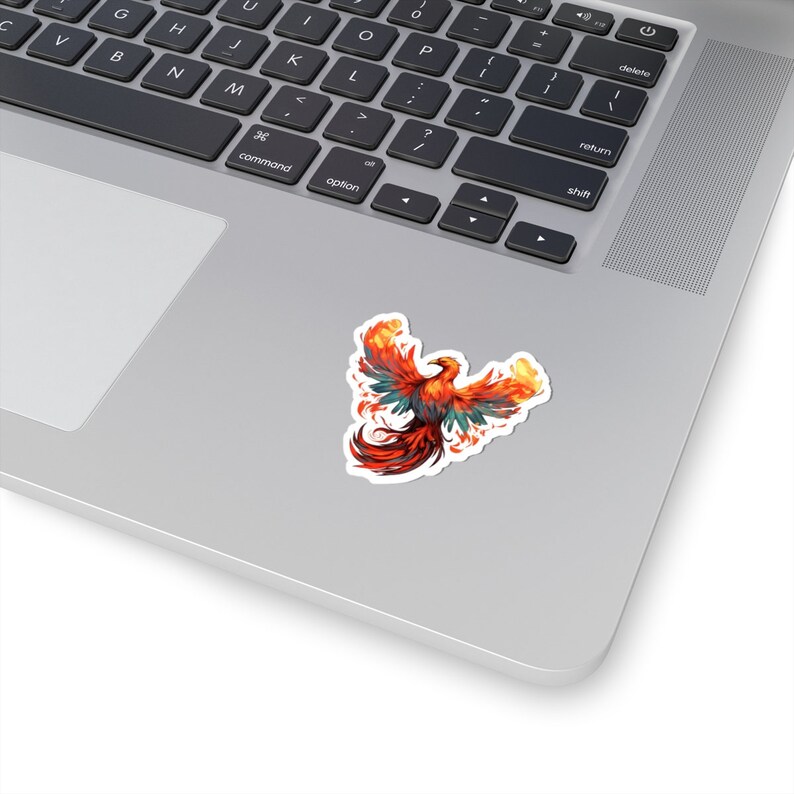Phoenix Rising Sticker: Vibrant Firebird Vinyl Decal (indoor Use) - Etsy