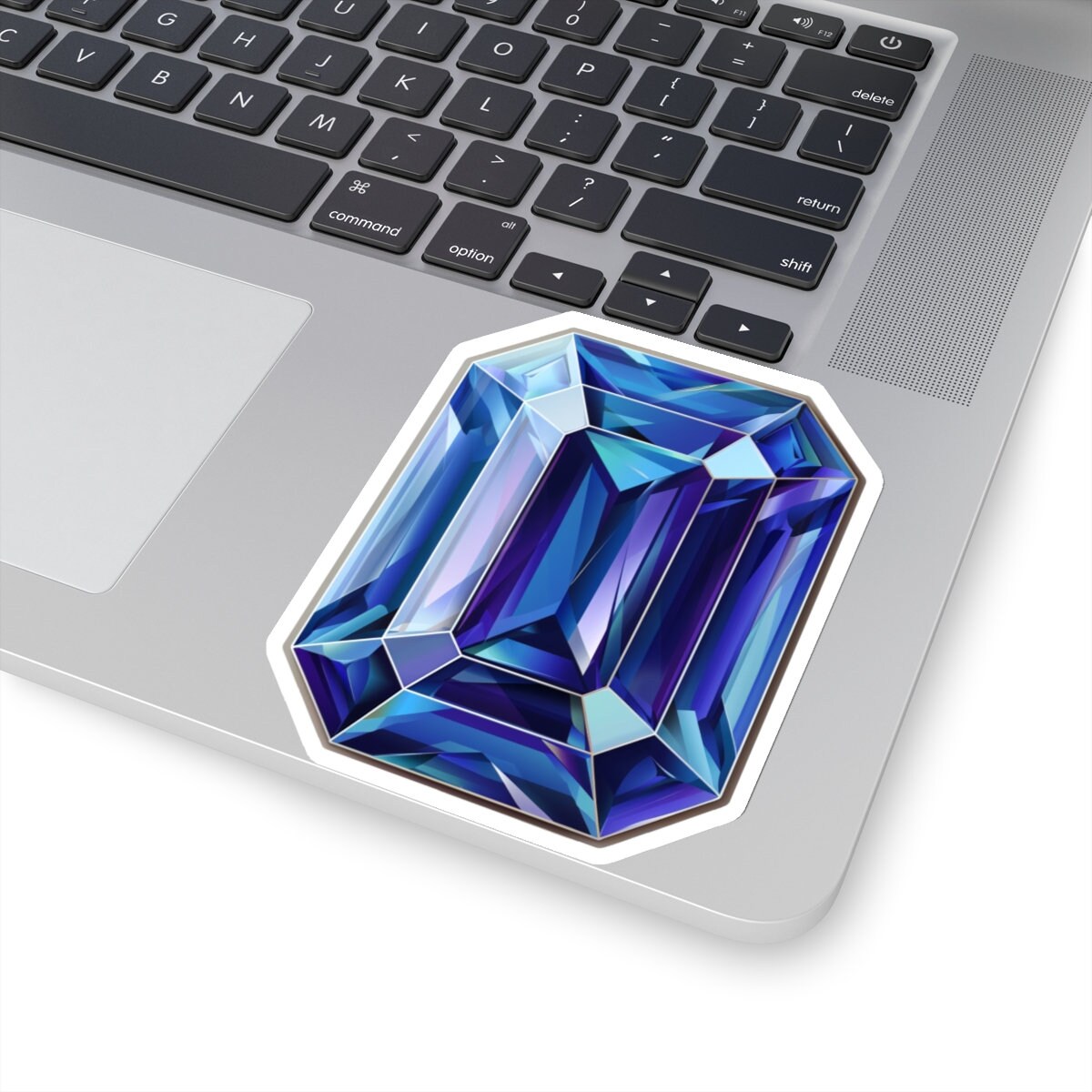 Shimmering Sapphire Sparkle, Gemstone Sticker, Laptop & Car Decal - Etsy