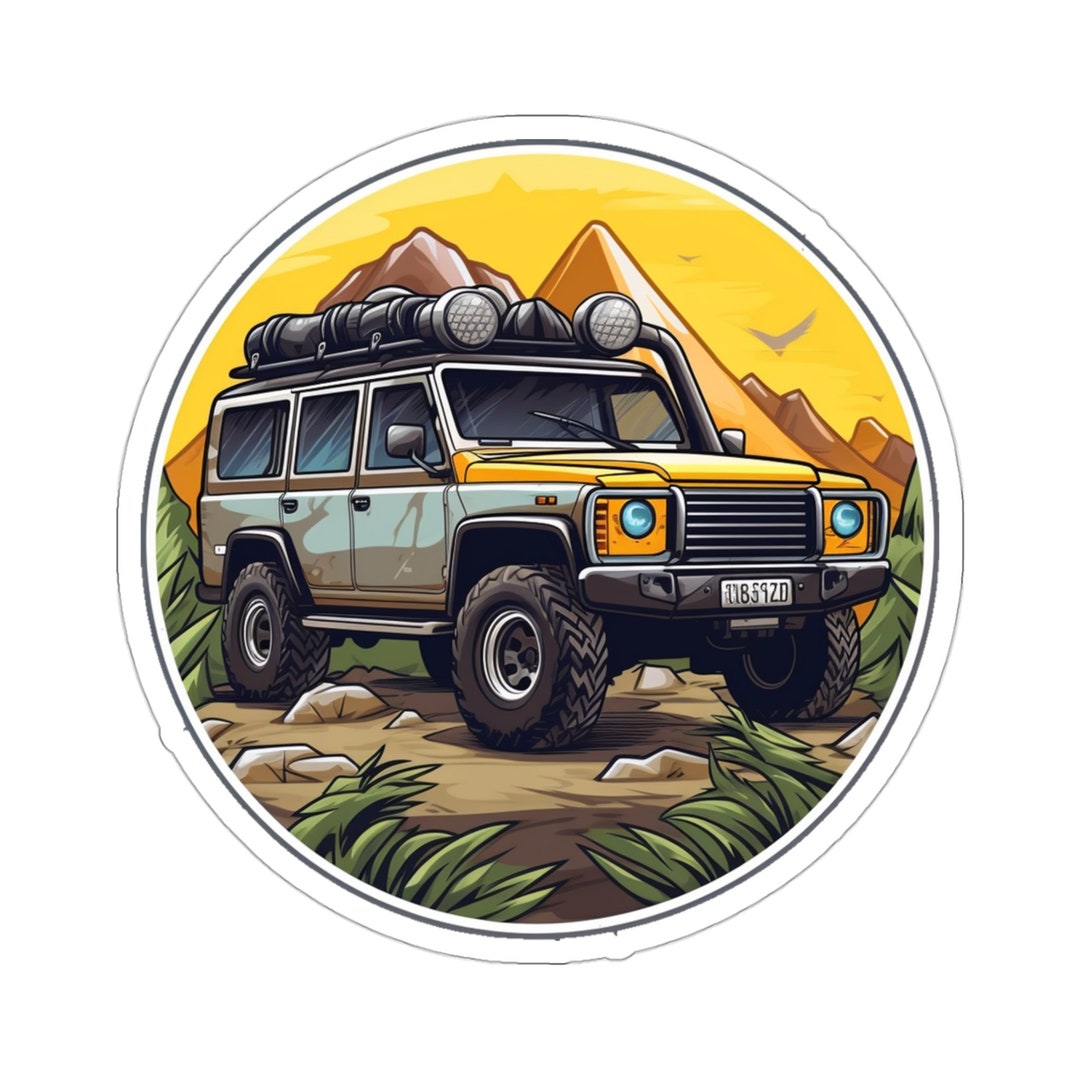 Off-road Adventurer Tribute 4x4 Vehicle Sticker Kiss-cut - Etsy