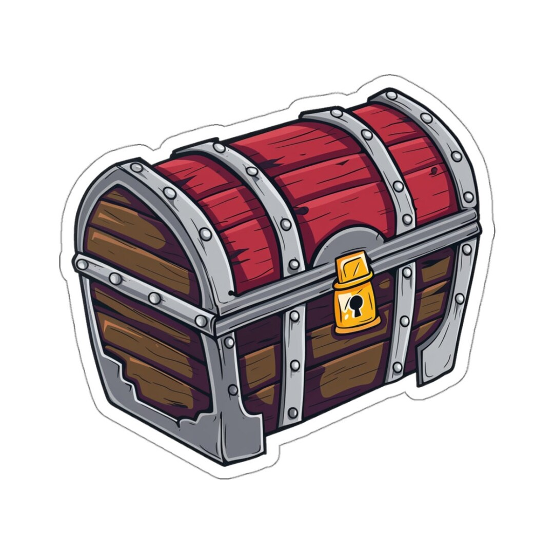 Unlock Adventure, Treasure Chest Sticker, Perfect for Planners ...