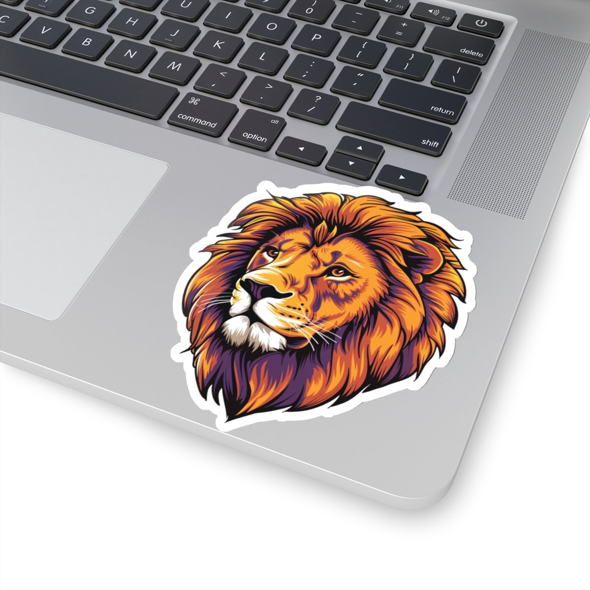 Roar of the Jungle, Vibrant Lion Head Sticker, Bold and Sharp Design - Etsy