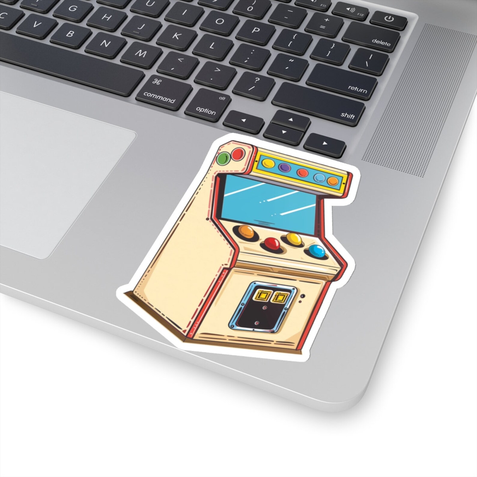 Retro Arcade Machine Sticker, Perfect Gamer Gift, Vintage Style Gaming ...