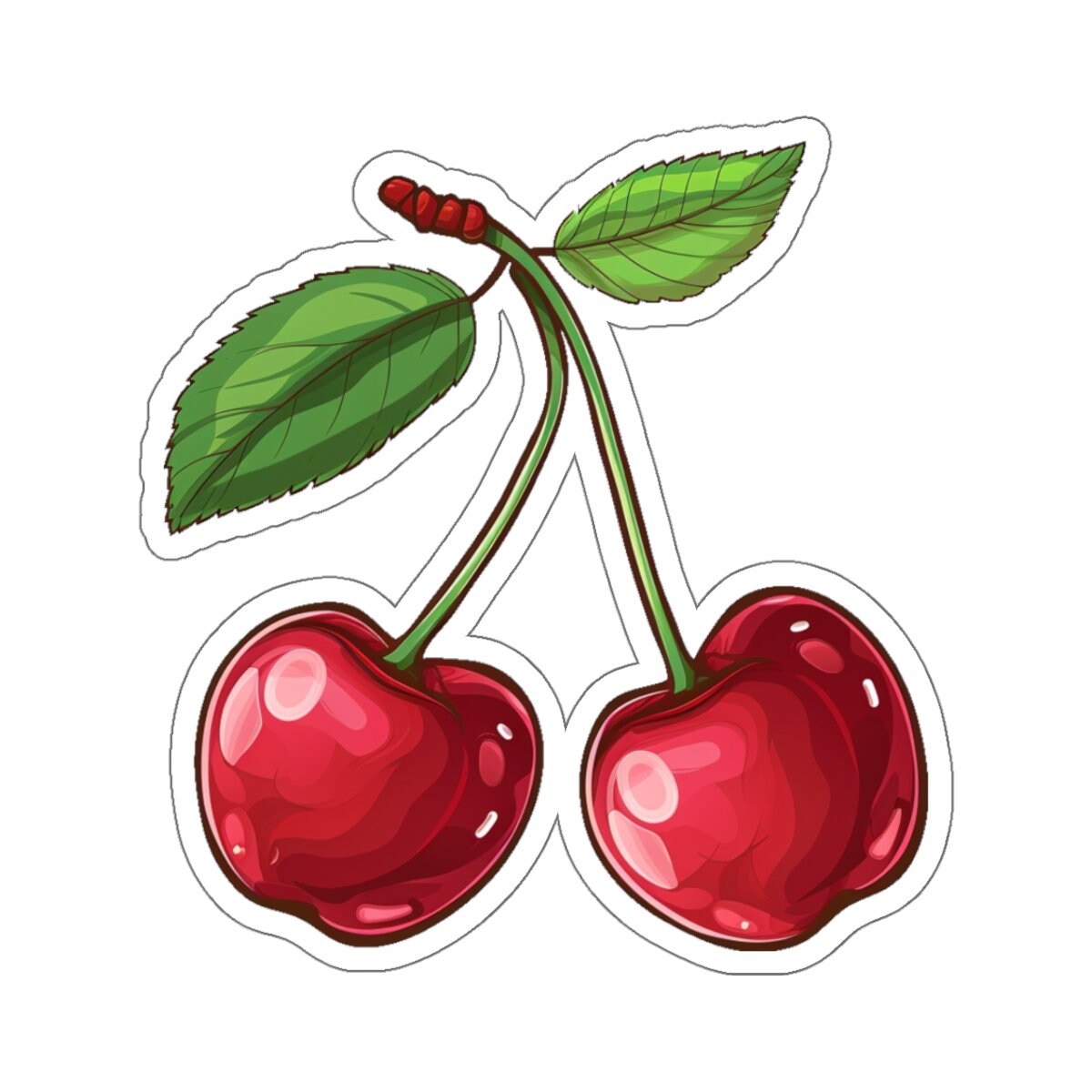 Cherry Bomb, Vinyl Sticker, Perfect for Laptops and Water Bottles - Etsy