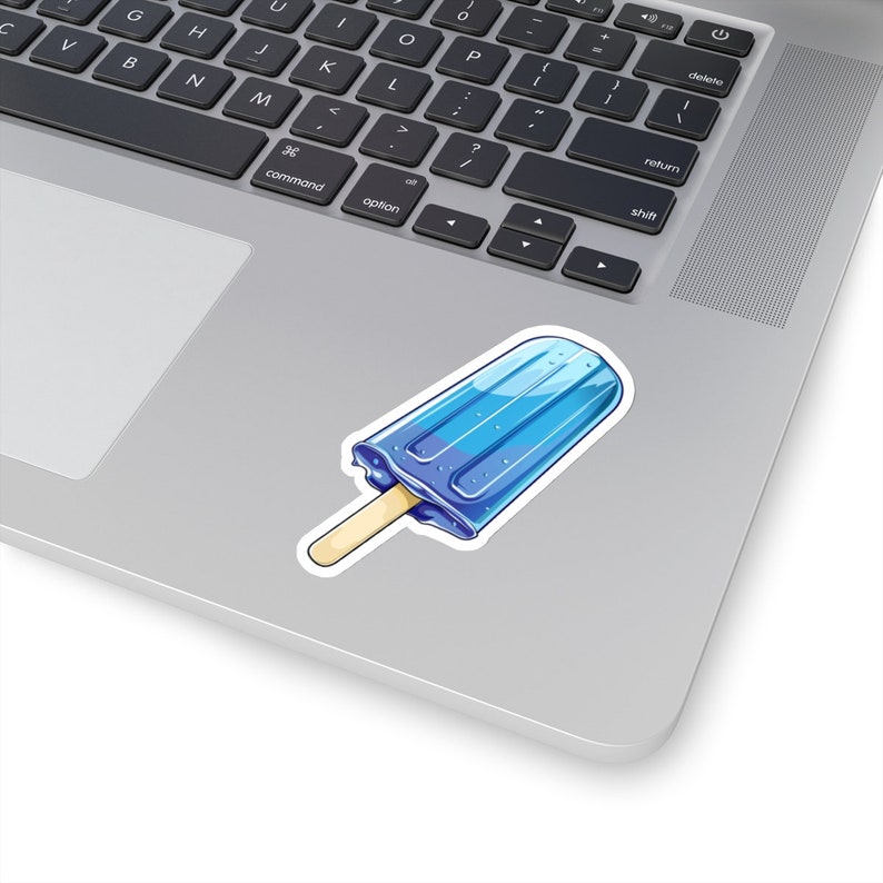 Chill Out With a Blue Raspberry Ice Pop Sticker, Perfect for Laptops ...
