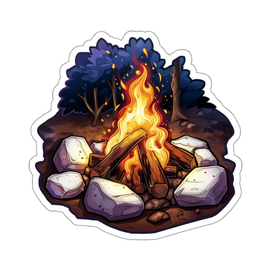 Campfire Vibes, Perfect for Roasting Marshmallows, Outdoor Adventure ...