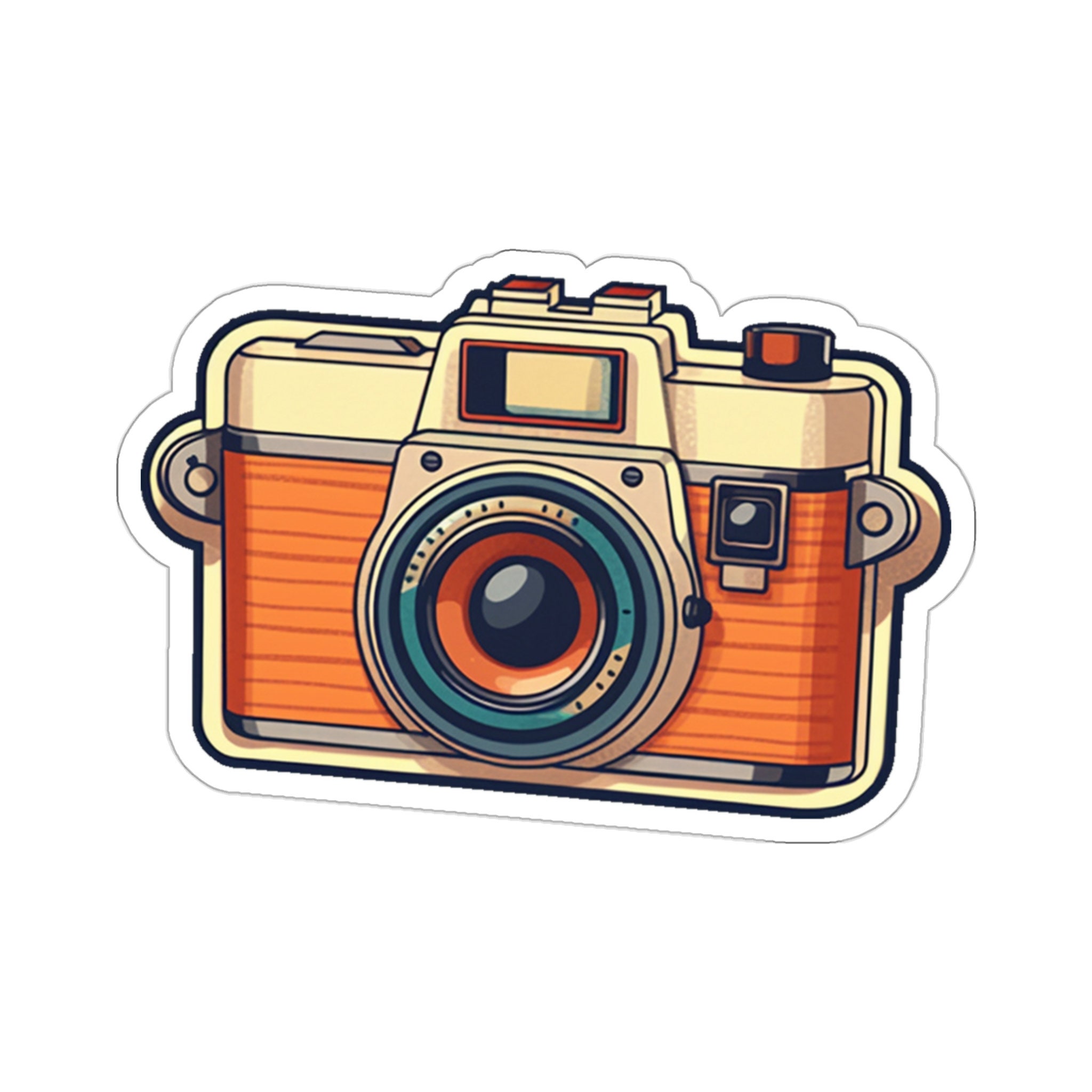 Vintage-style Viewfinder Retro Camera Sticker Perfect for Cameras ...