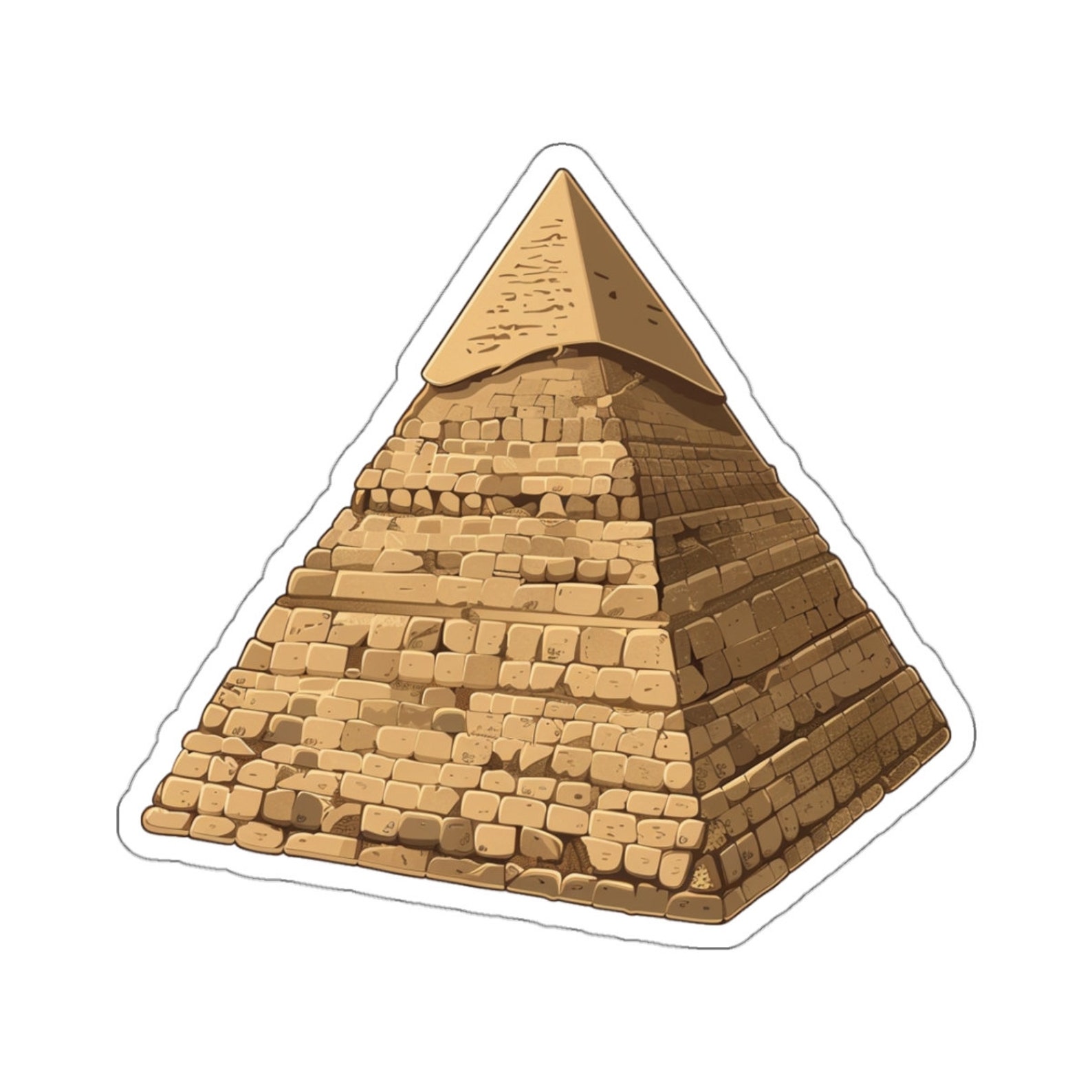 Explore Ancient Egypt, Pyramid, Vintage Style, Travel Sticker ...
