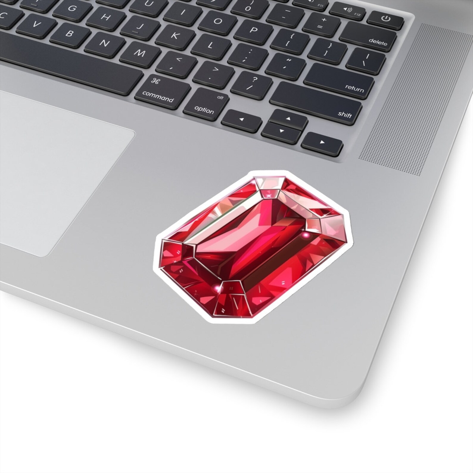 Shine Bright Like a Ruby, Sparkling Gem Sticker, July Birthstone ...