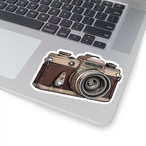 Retro Camera Vibes, Vintage-style Camera Sticker, Perfect for ...