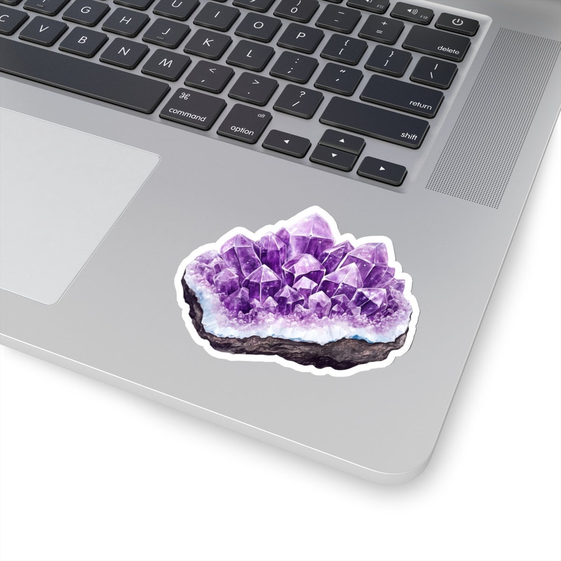 Amethyst Geode Sticker, Purple Crystal Vinyl Decal - Etsy