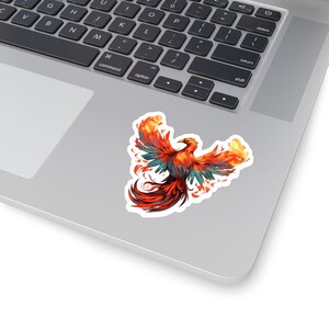 Phoenix Rising Sticker: Vibrant Firebird Vinyl Decal (indoor Use) - Etsy