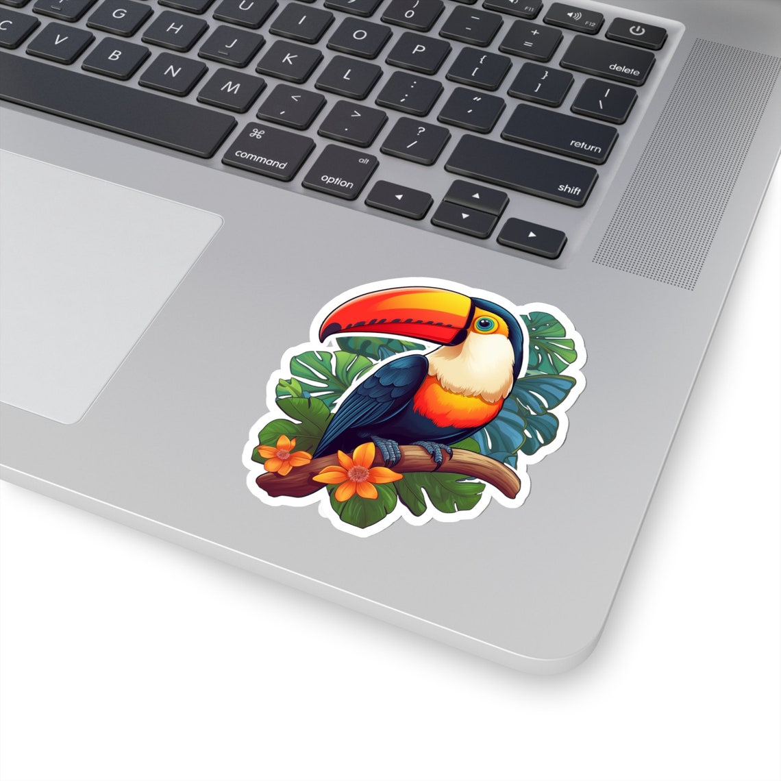 Tropical Toucan | Vibrant Rainforest Bird Kiss-cut Sticker | Ideal for ...